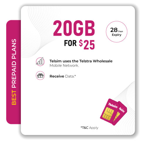 Get Connected Anywhere with Telsim 20GB Data-Only SIM Plan